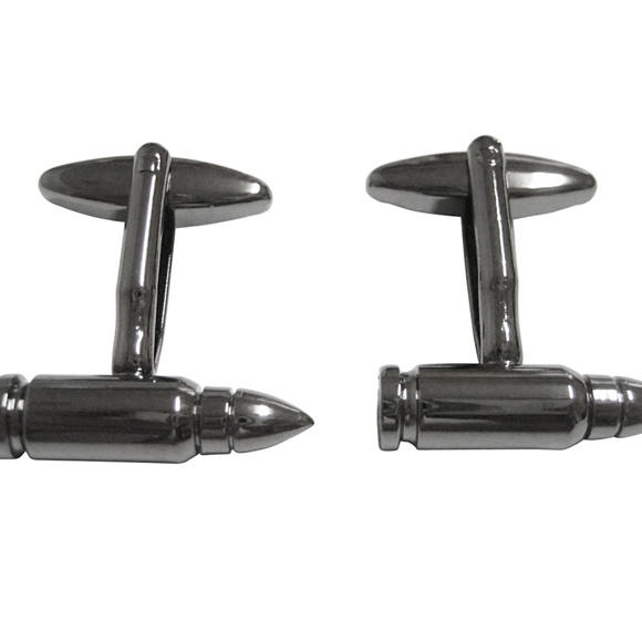 Kiola Designs | Accessories | Gunmetal Toned Gun Bullet Design ...